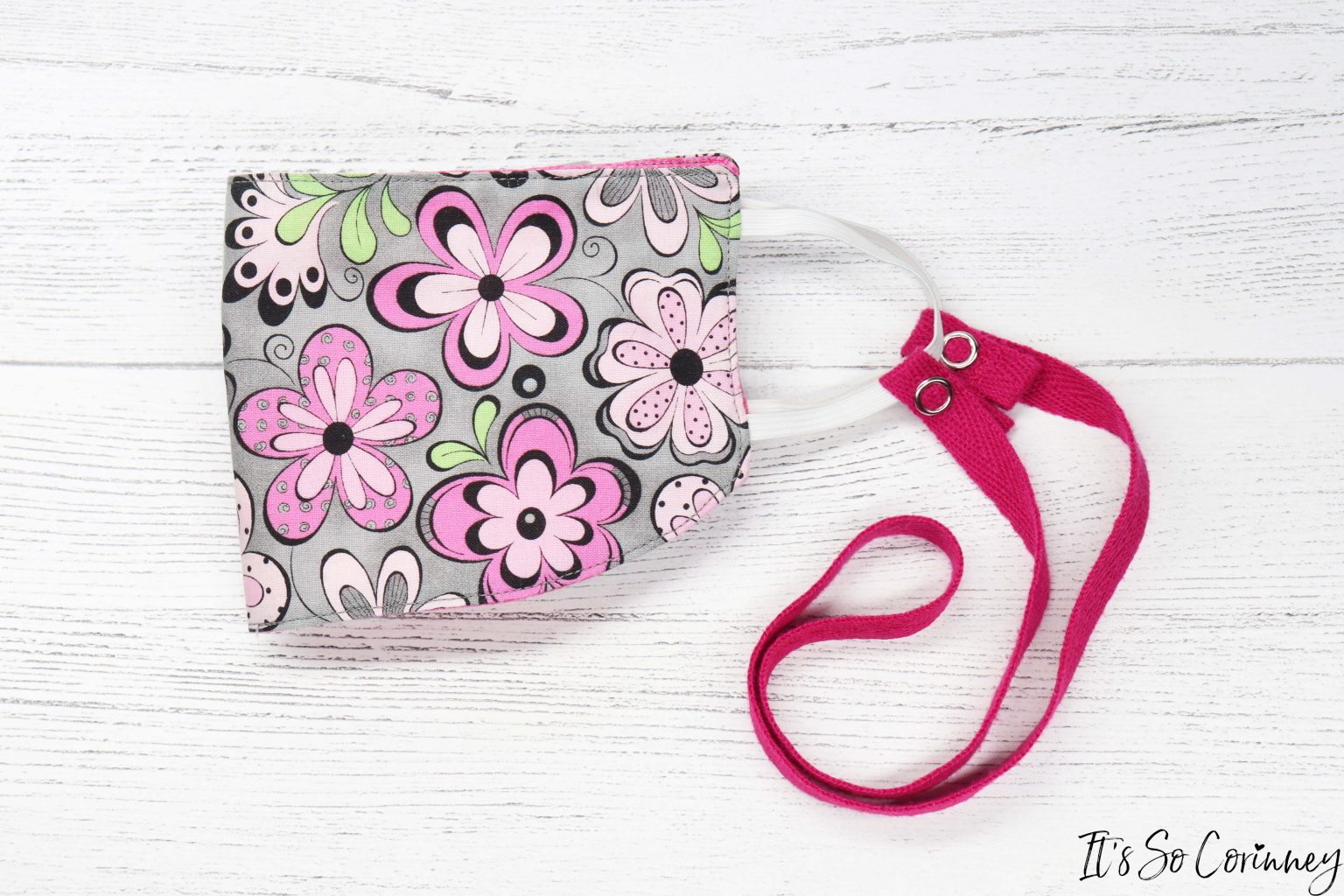 DIY Face Mask Holder Strap Tutorial - It's So Corinney